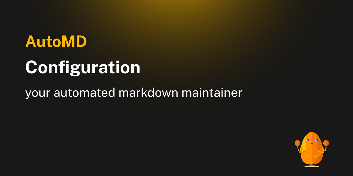 Configuration - AutoMD